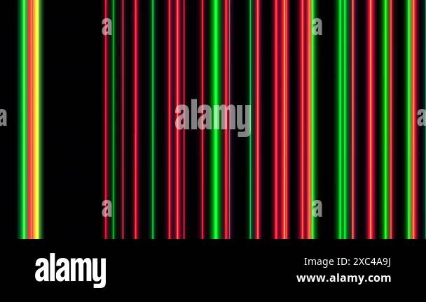 Animation of moving vertical lines on black background. Design. Moving vertical barcode lines in ...