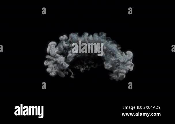 Big ground impact shockwave in semi circular shape - with alpha mask ...