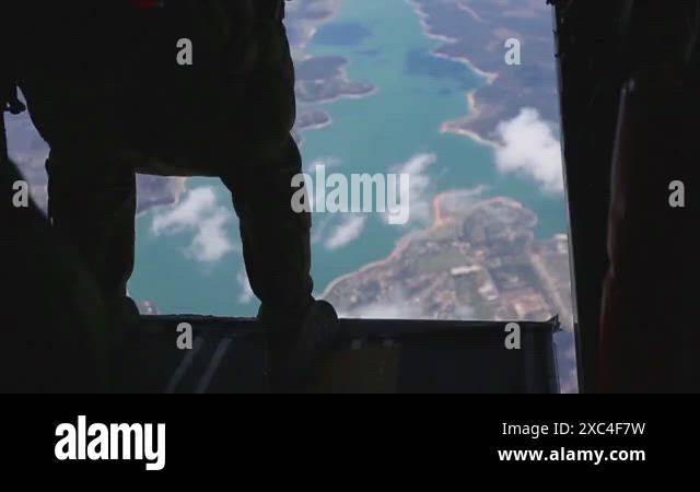 Us military parachute jump Stock Videos & Footage - HD and 4K Video ...
