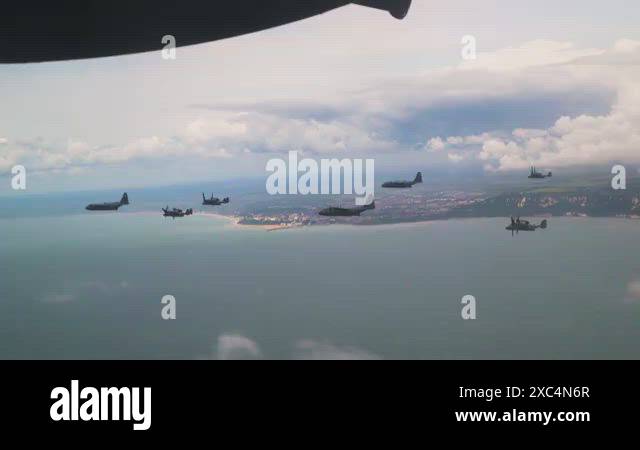 The 352nd Special Operations Wing's flyover to Carentan, France in WWII ...
