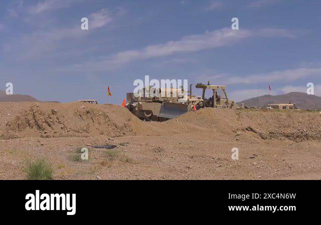 116th Brigade Engineer Battalion M1150 Assault Breacher Vehicle sweeps ...