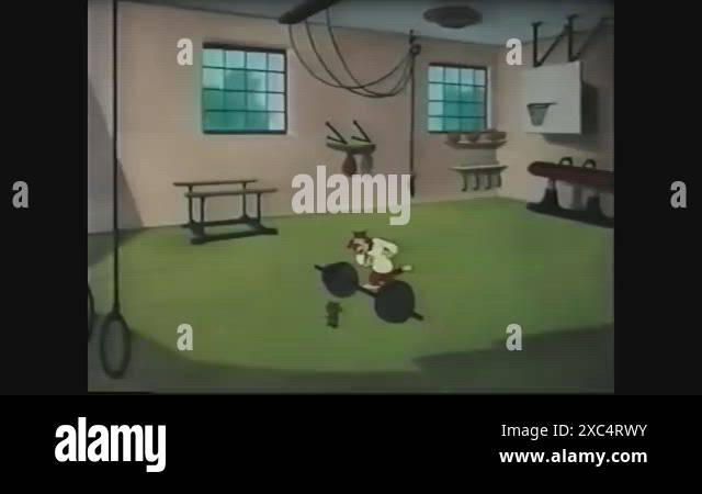 1955 - In this animated film, Herman the mouse turns exercise equipment ...