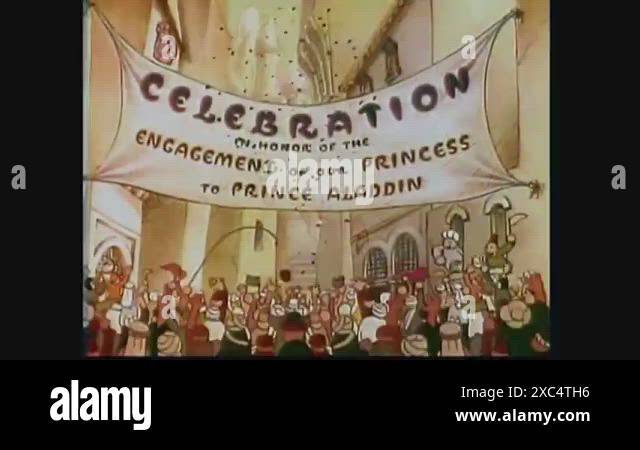1939 - In this animated film, Aladdin (as played by Popeye)'s wedding ...