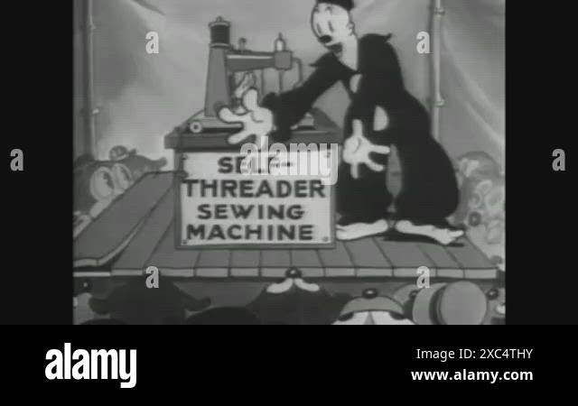 1933 - In this animated film, Koko the clown's self-threading sewing ...