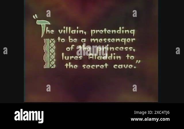 1939 - In this animated film, an evil wizard leads Aladdin (as played ...