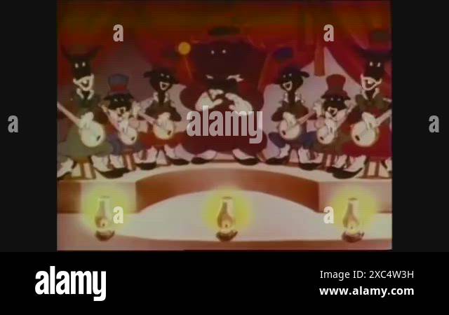 1948 - In this animated film, animals in blackface for a minstrel show ...