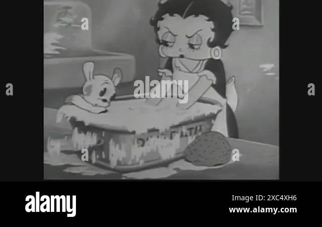 1935 - In this animated film, Betty Boop's puppy Pudgy misbehaves while ...