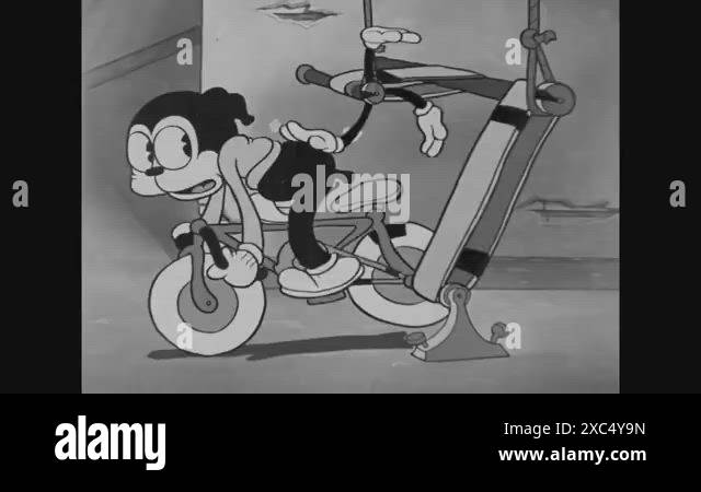 1931 - In this animated film, Bimbo gets smoked by a spanking machine ...