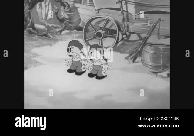 1936 - In this animated film, two puppies in a wagon train prank the ...