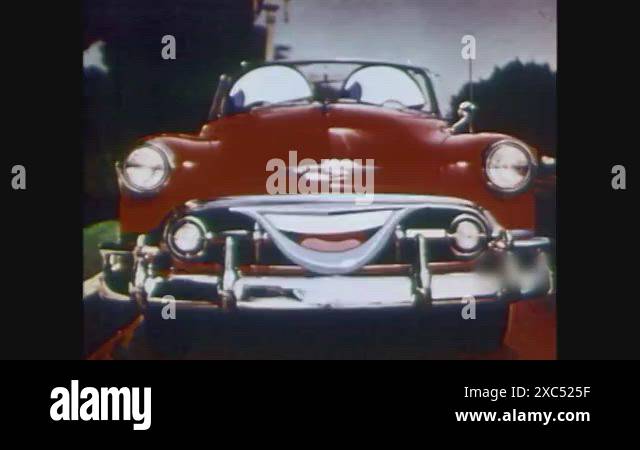 1953 - A boy, a girl and a talking car review traffic safety rules for ...