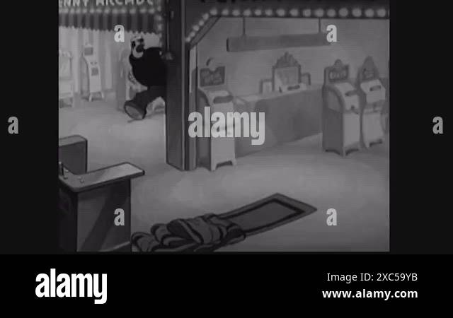 1939 - In this animated film, Wimpy watches a penny arcade where Bluto ...