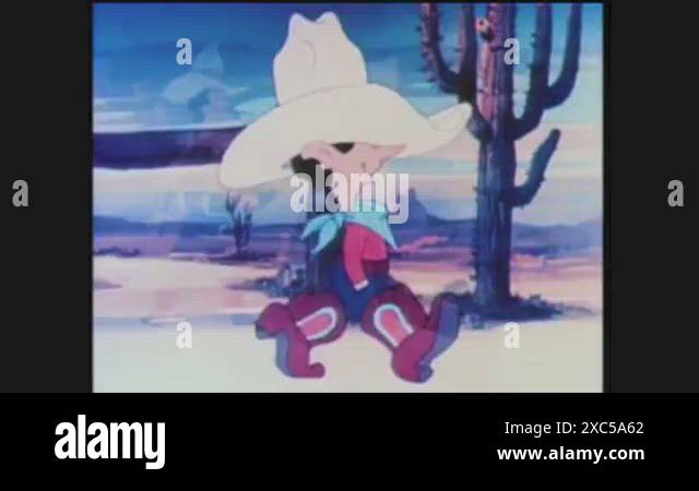 1948 - In this animated film, Texan cowboy iconography is depicted ...
