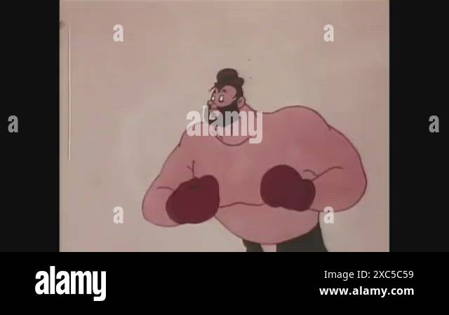 1956 - In this animated film, Popeye easily defeats Bluto in a boxing ...