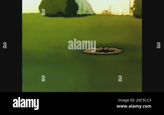 1954 - In this animated film, a gopher uses a lawn mower to harvest ...