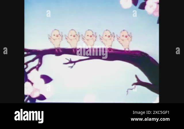1949 - In this animated film, a Spring Song sing-along highlights ...