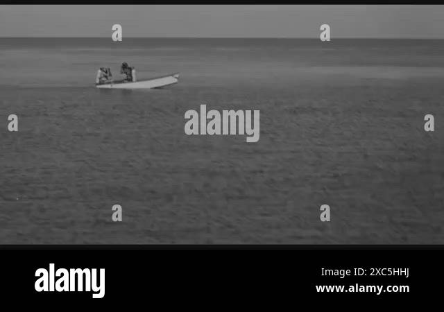 1955 - In this horror film, scuba divers with harpoons search for a sea ...