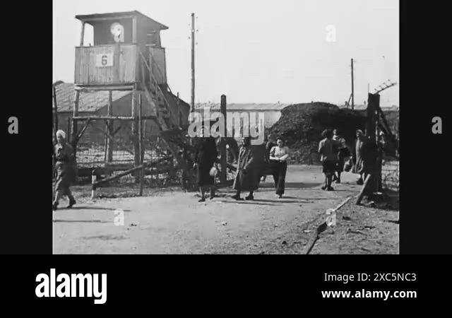1945 - Commandant Josef Kramer and SS guards are taken into custody by ...
