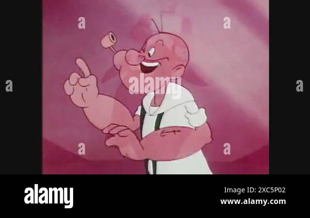 1954 - In this animated film, gladiator Bluto rides into town on an ...