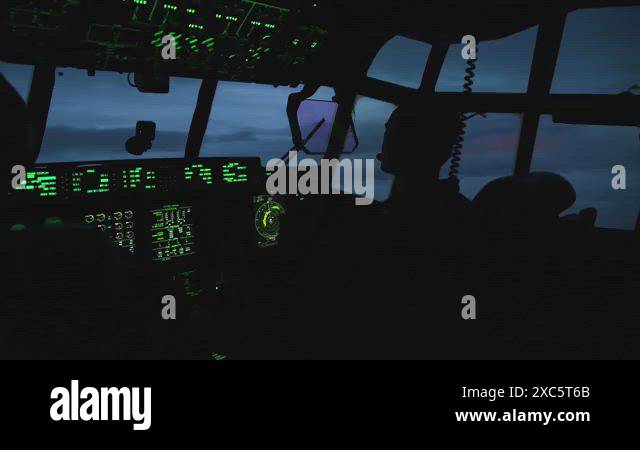 2020 Noctural cockpit clips of pilots and crew from the 53rd Weather ...