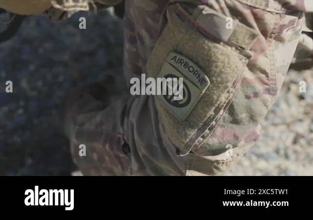 2020 Slow motion U.S. Army soldiers infantry leadership course using ...