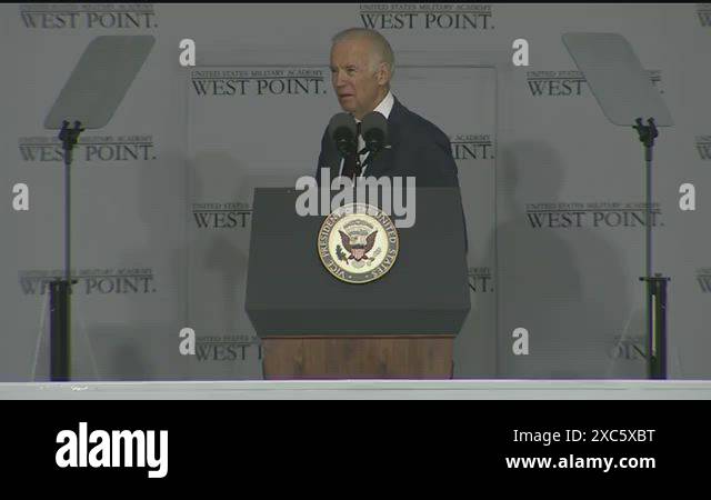 2016 Vice President Joe Biden and cadets at West Point Military Academy ...