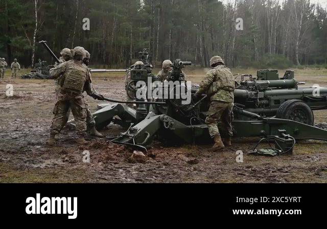 2021 U.S. Army 2nd Calvary Regiment soldiers conduct a direct, live ...