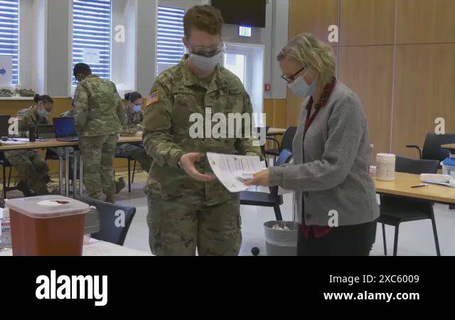 2021 U.S. Army 30th Medical Brigade shot Moderna COVID-19 pandemic ...
