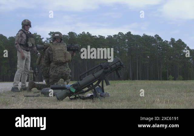 2021 U.S. Marines military live fire training exercise M3E1 anti-armor ...