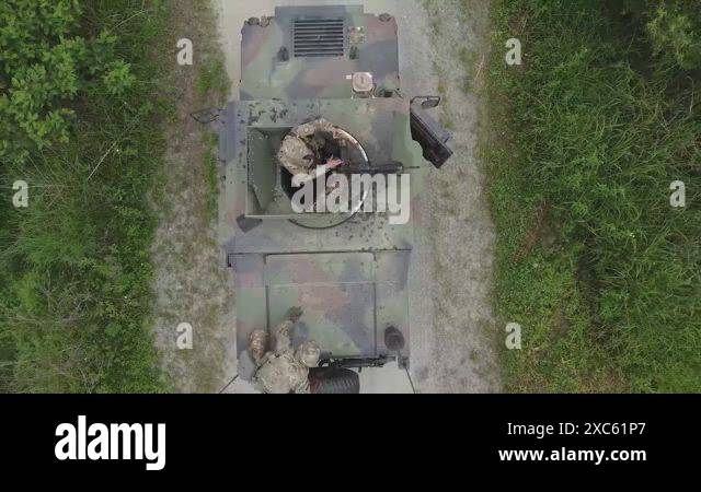 2021 Aerial drone footage of Humvees 25th Transportation Battalion ...