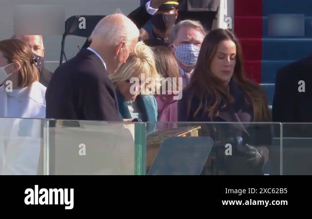 Biden oath of office inauguration Stock Videos & Footage - HD and 4K ...
