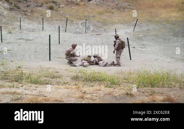 2021 Slow Motion, Marine Corps Combat Engineers breeching exercise with ...
