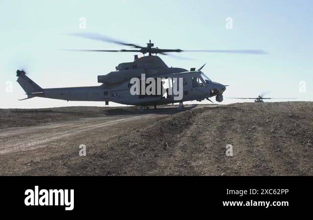 2021 UH-1Y Venom helicopter crews with Marine Light Attack Helicopter ...