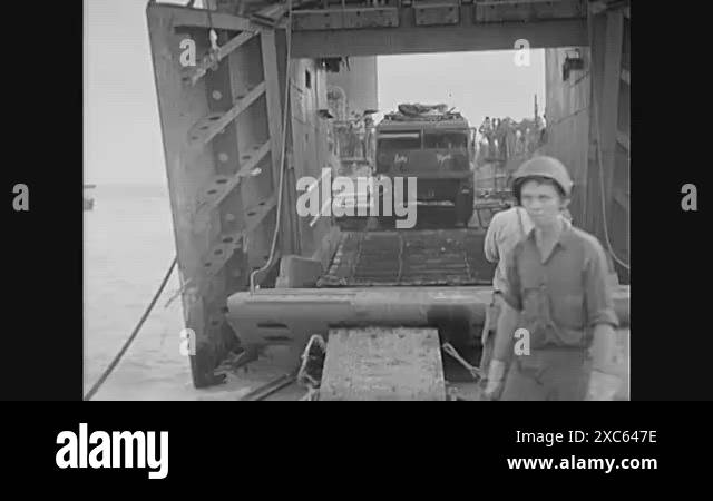 1945 - On March 31, a day before the start of the Battle of Okinawa ...