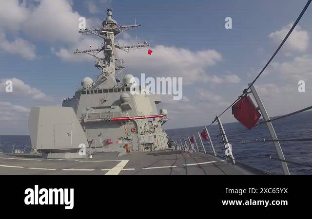 USA - 2023 Arleigh Burke-class guided missile destroyer USS Rafael ...