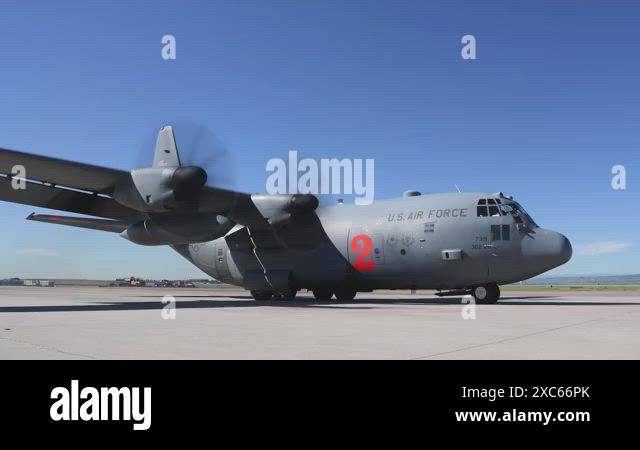 Peterson Space Force Base, CO 08/03/2023 A 302nd Airlift Wing C-130H ...