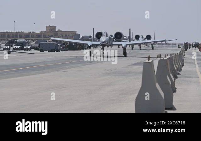Cairo West Air Base, Egypt 08/31/2023 U.S. Air Force A-10 Thunderbolt ...