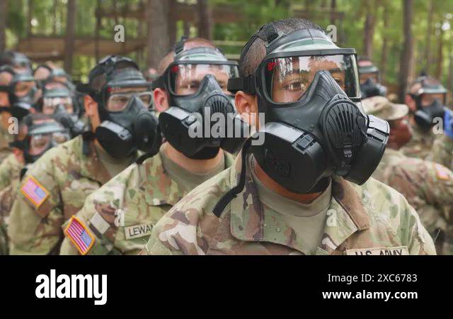 Fort Moore, GA 07/28/2023 U.S. Soldiers participate in chemical ...