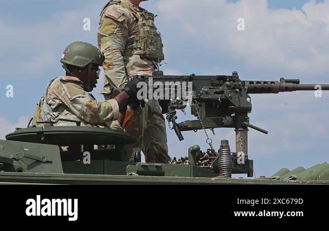 Fort Moore, Ga. 08-23-2023 U.S. Army 2-15 Cavalry Stryker General ...