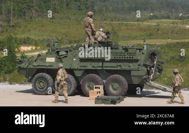 Fort Moore, Ga. 08-23-2023 U.S. Army 2-15 Cavalry Stryker General ...