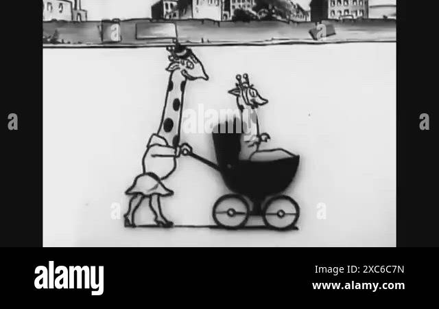 USA - 1929 - In this animated film, a giraffe gets revenge on Koko the ...