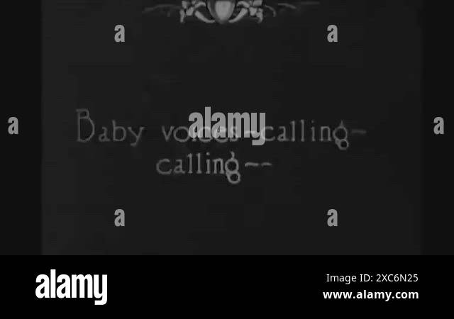 FRANCE - 1919 - in this war film, French children are crying for milk ...