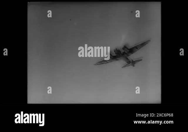 1943 - Luftwaffe planes drop bombs on a Ukrainian village, where ...