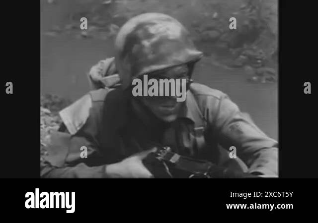 1943 - In this US Army training film, an American soldier finds himself in his first close ...
