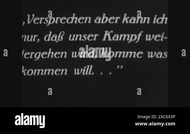 1932 - Scenes of attendees and Hitler speaking during a Nazi rally in ...