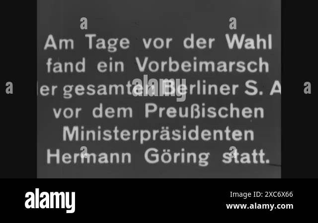 1933 - On March 4, a day before the federal election in Germany, Berlin ...