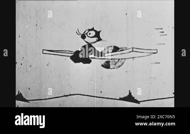 1925 - In this animated film, Felix the Cat flies over a rider for the ...