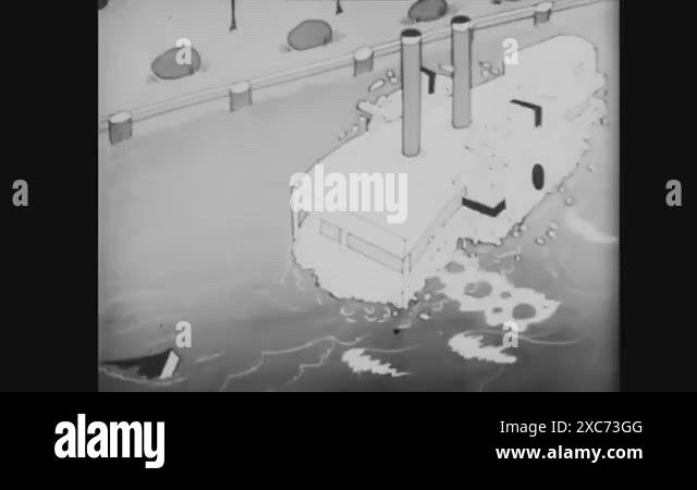 1931 - In this animated film, a dog moves the water wheels on a ...