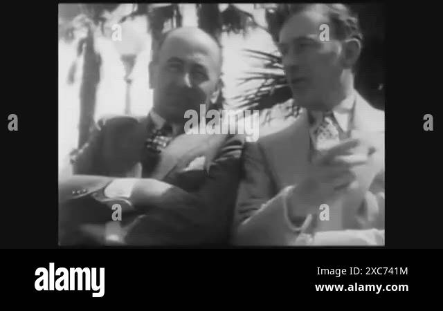 1920s - Charlie Chaplin, John Gilbert, New York City Mayor Jimmy Walker, Hedda Hopper, Dolores ...