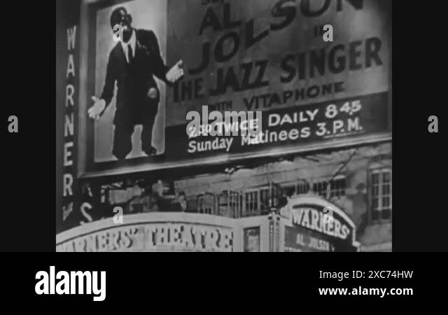 1920s - Al Jolson's The Jazz Singer revolutionizes Hollywood as a ...