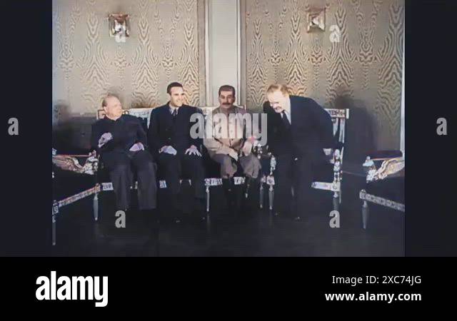 The tehran conference stalin Stock Videos & Footage - HD and 4K Video ...